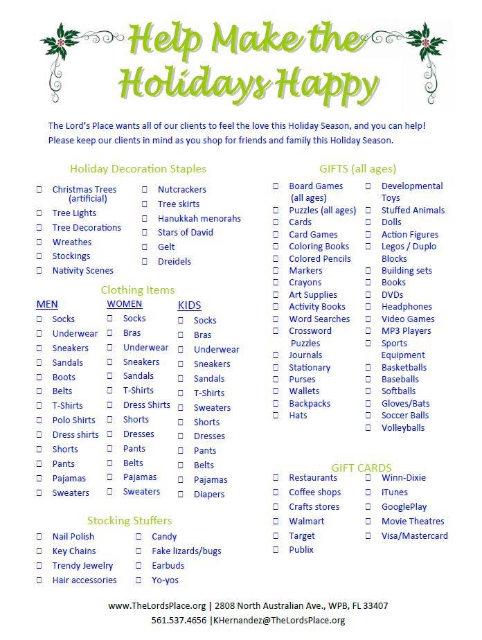 The Holiday Wish List Is Here The Lord s Place The Holiday Wish List Is Here The Lord s Place