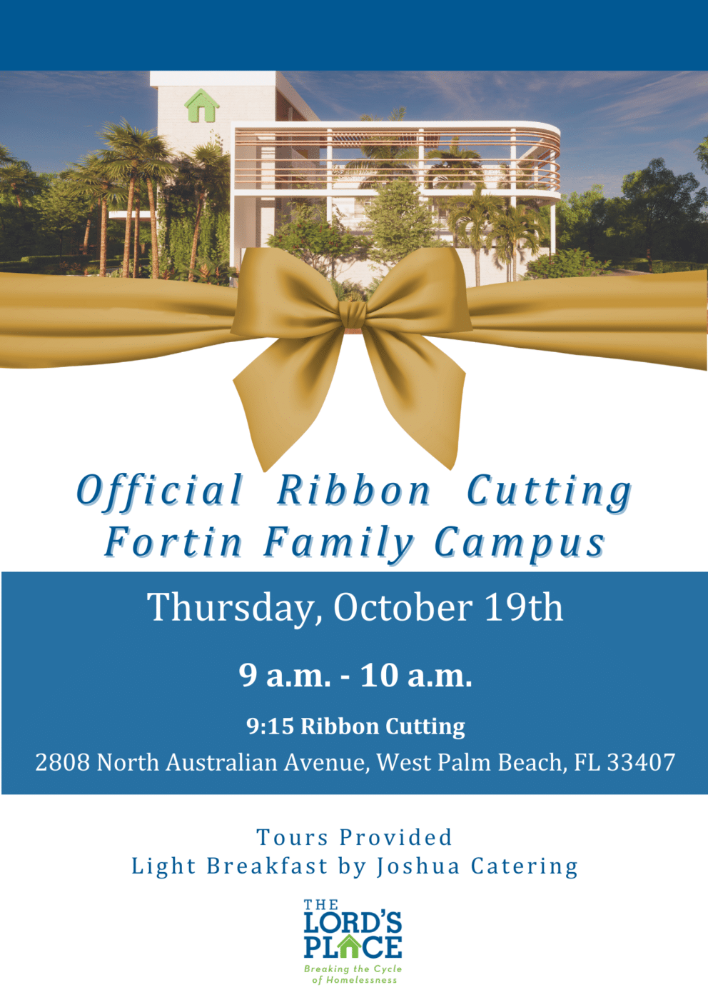 Fortin Family Campus Ribbon Cutting (3) - The Lord's Place